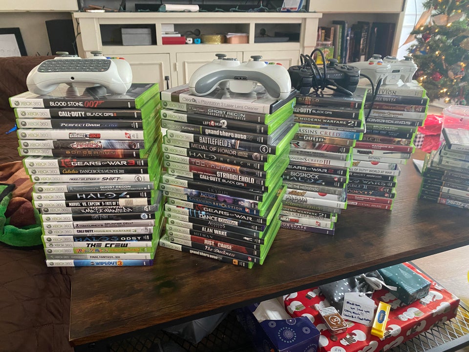 Stack Of Video Games