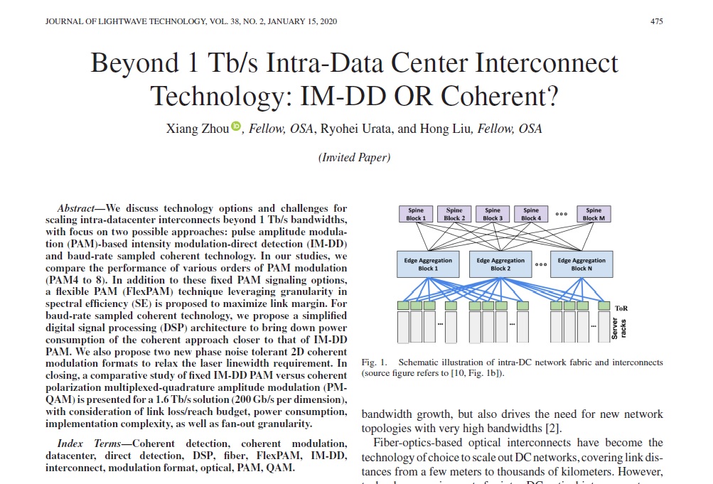 OGAWA, Tadashi on Twitter: "=> "Optically Connected Memory for Disaggregated Data Centers", SBAC ...