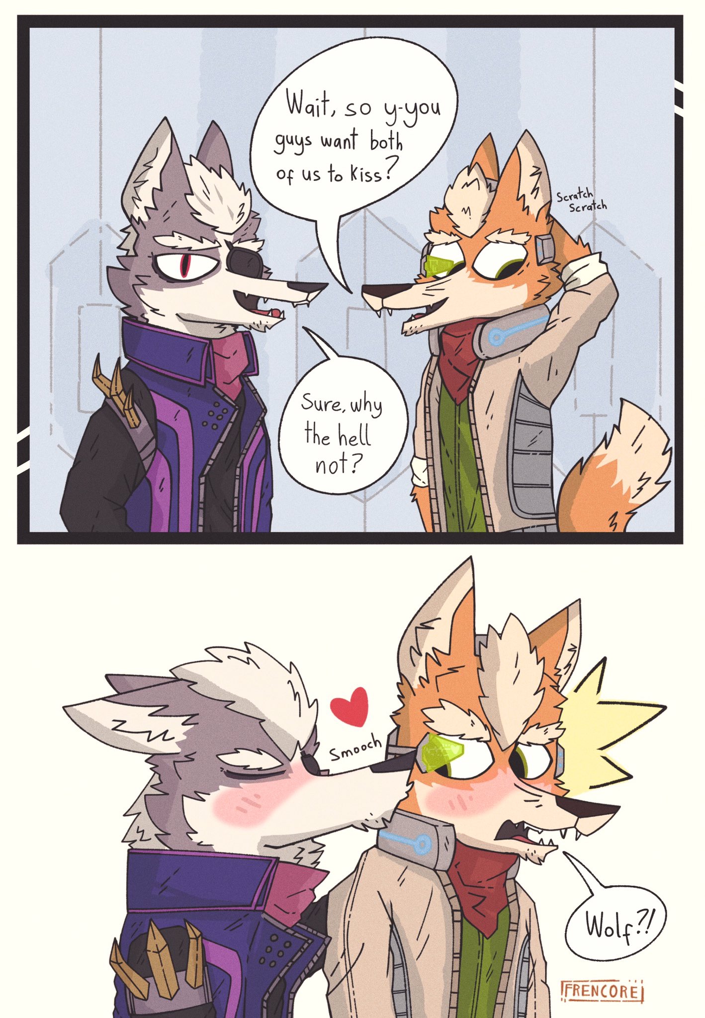 Fox Mccloud And Wolf Odonnell Yaoi