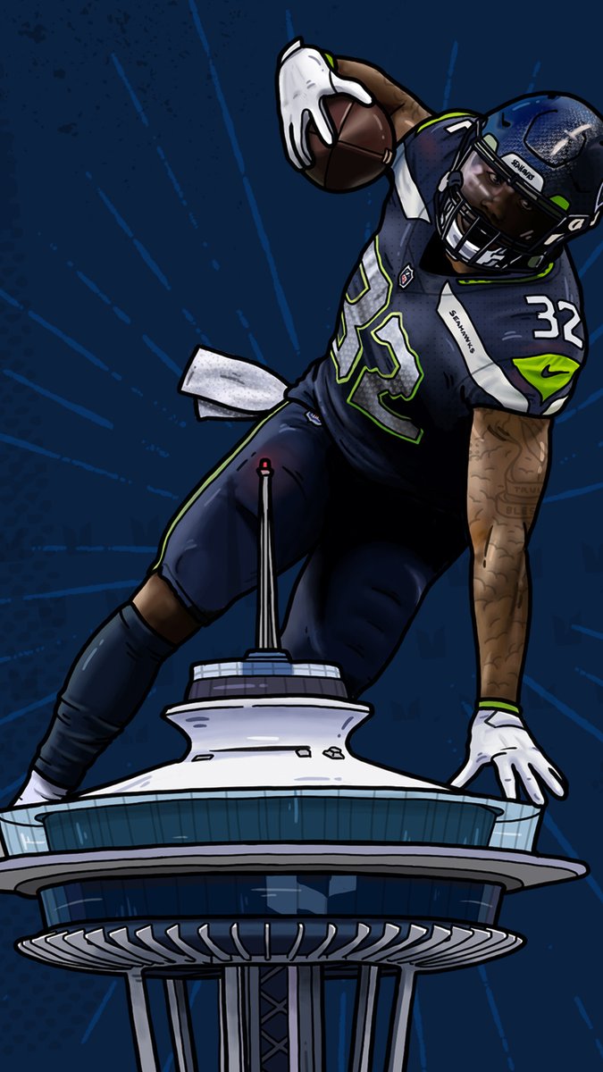 Seahawks Jersey Cartoon