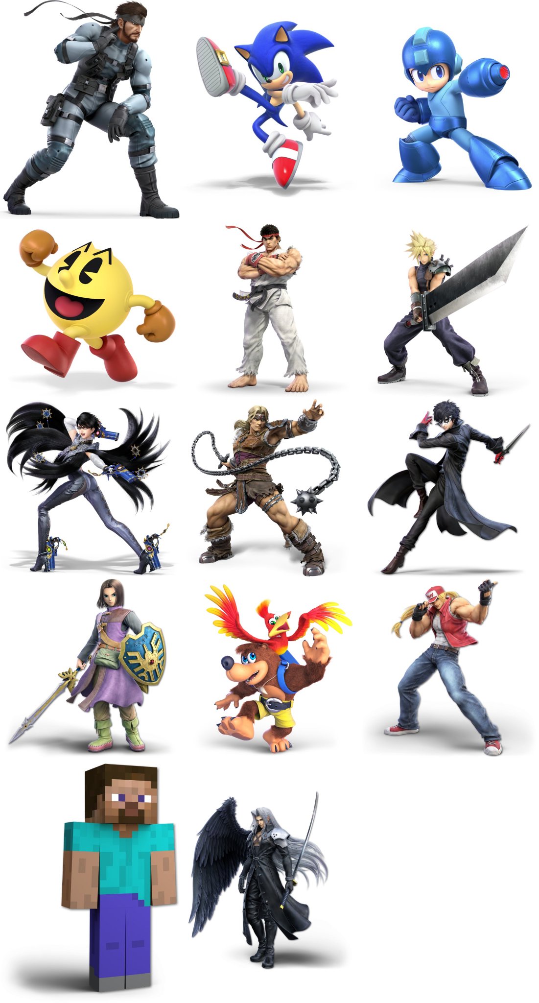 3rd Birthday Characters