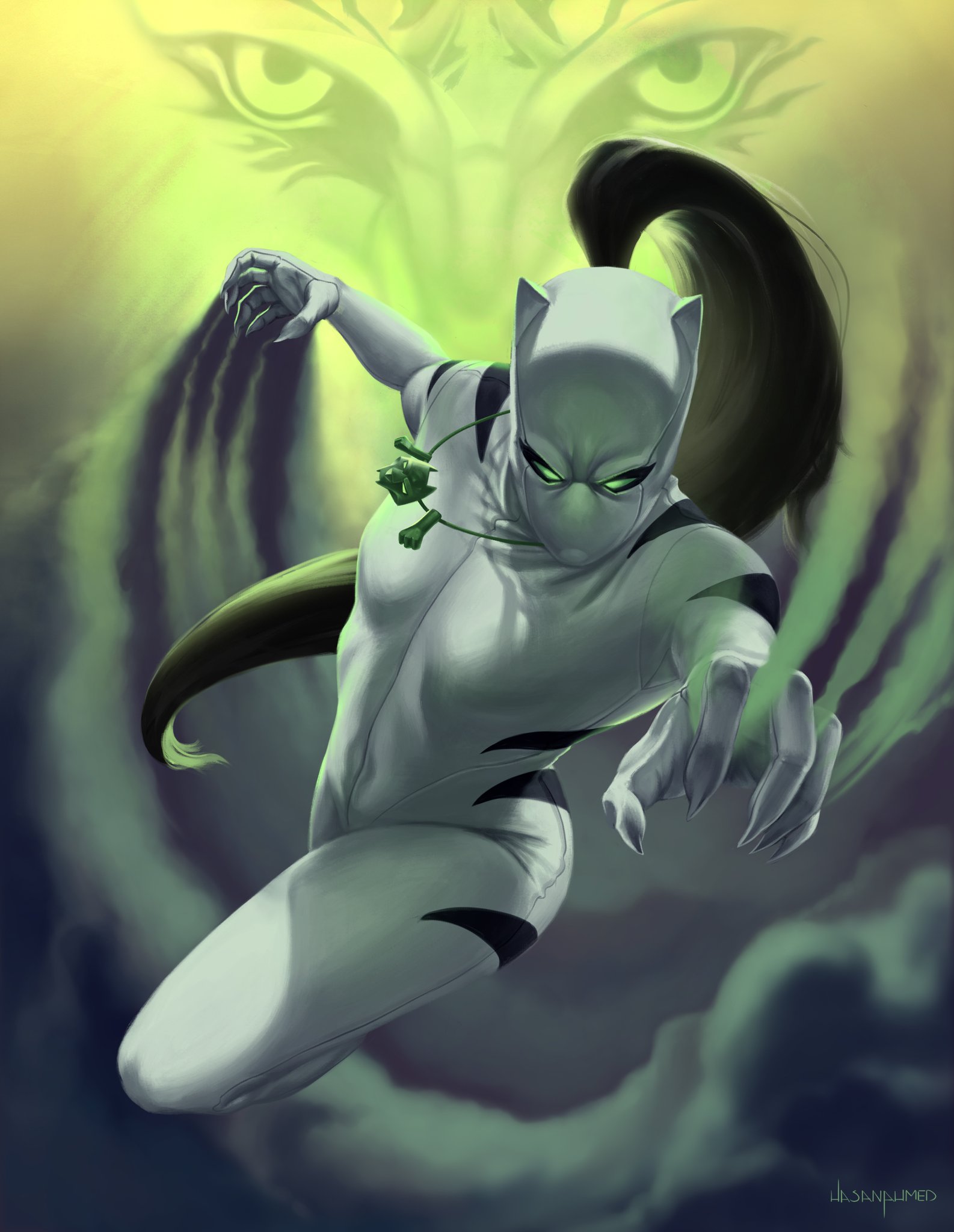 Chibi White Tiger Marvel