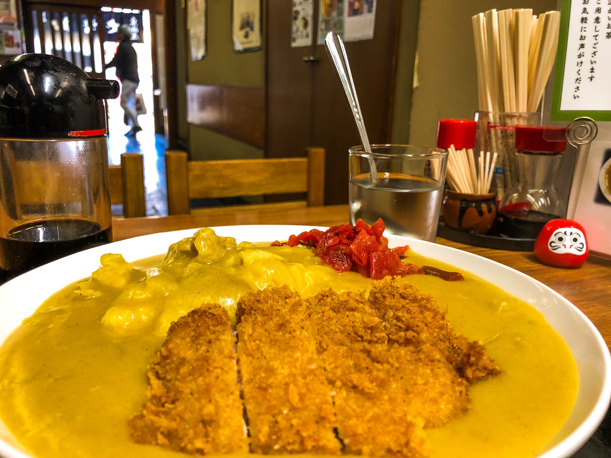 PEIPEI / TOKYOTRAVELGUIDE on Twitter: "東嶋屋 Toushimaya @Iriya ★4 "Yellow salt curry", a specialty ...