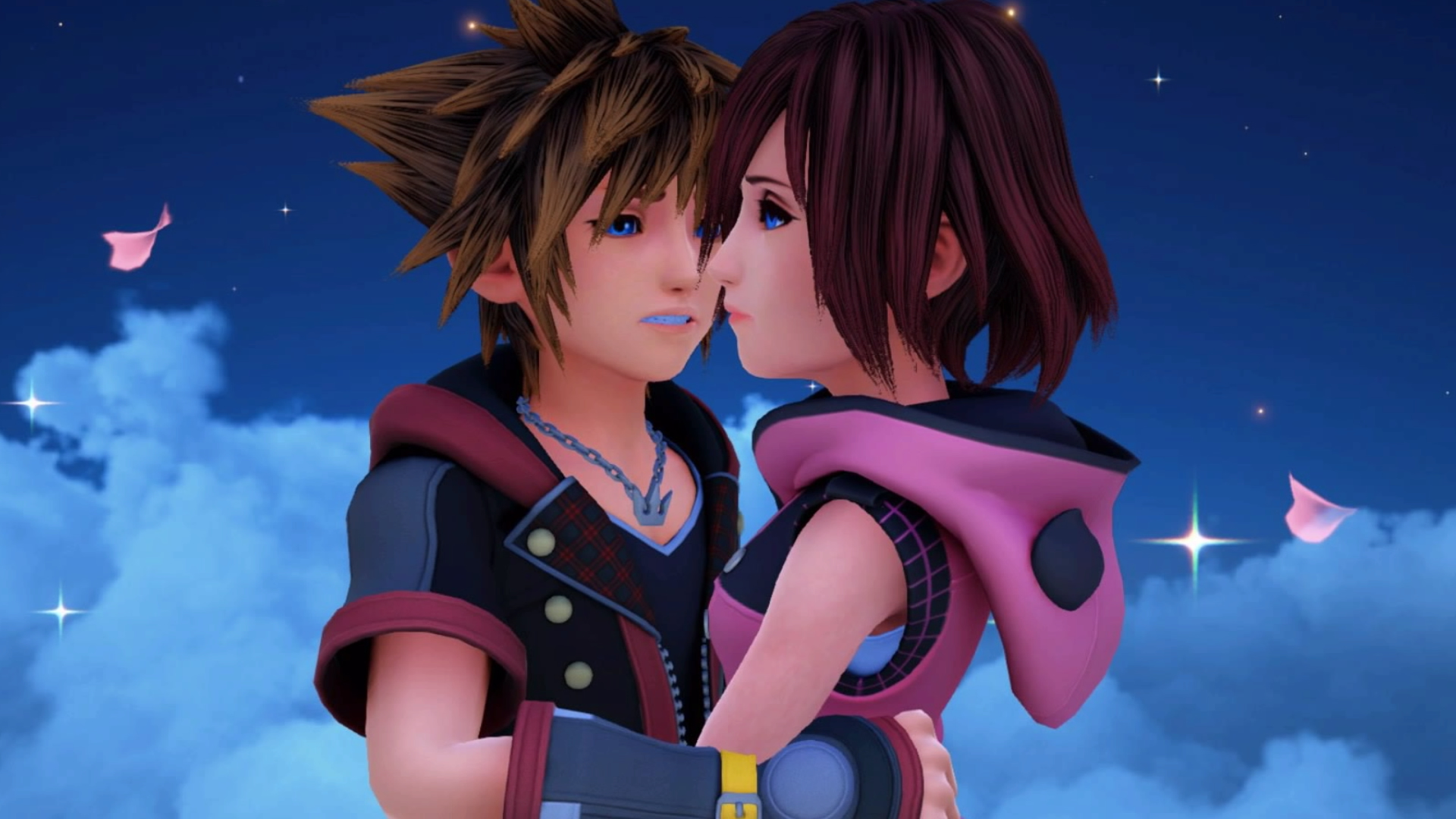 Kingdom Hearts 3 Sora And Kairi Kiss