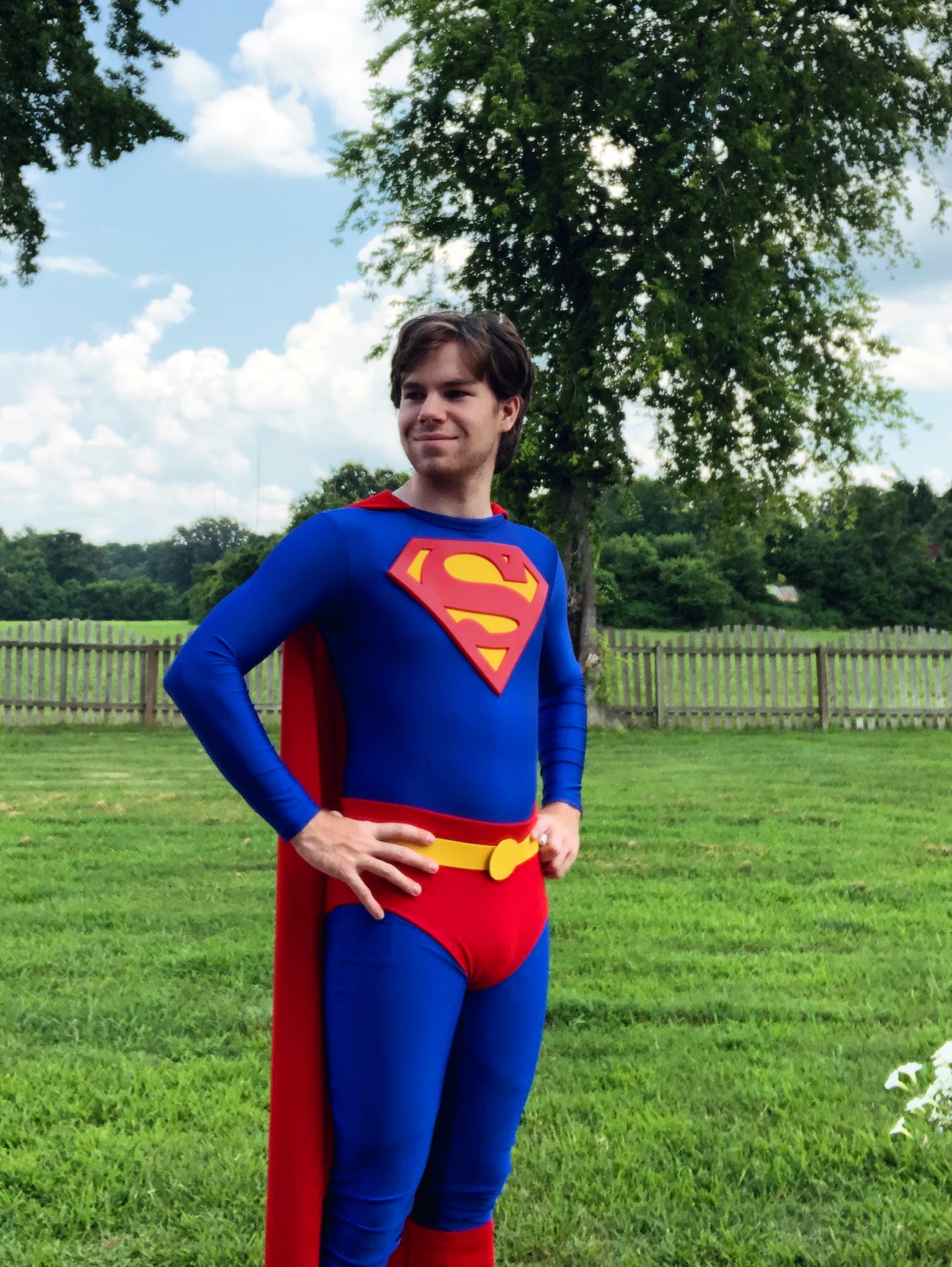 Superman Cape Blowing In The Wind