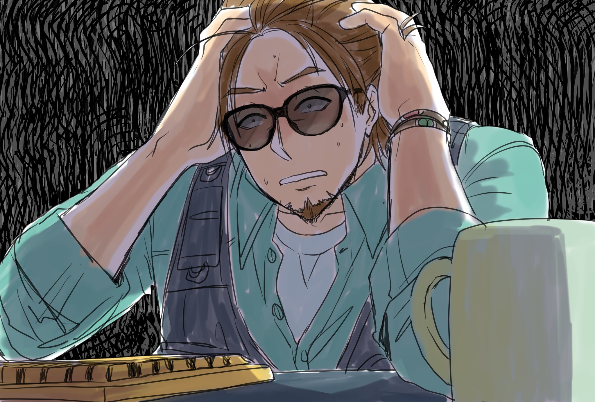 RanRan, S.Pg. 🎣🔞|🔶️💧|🧋🍡|🎧🪶|🔄 on Twitter: "mental breakdown #bonnivierart https://t.co/5501e9A7fp ...