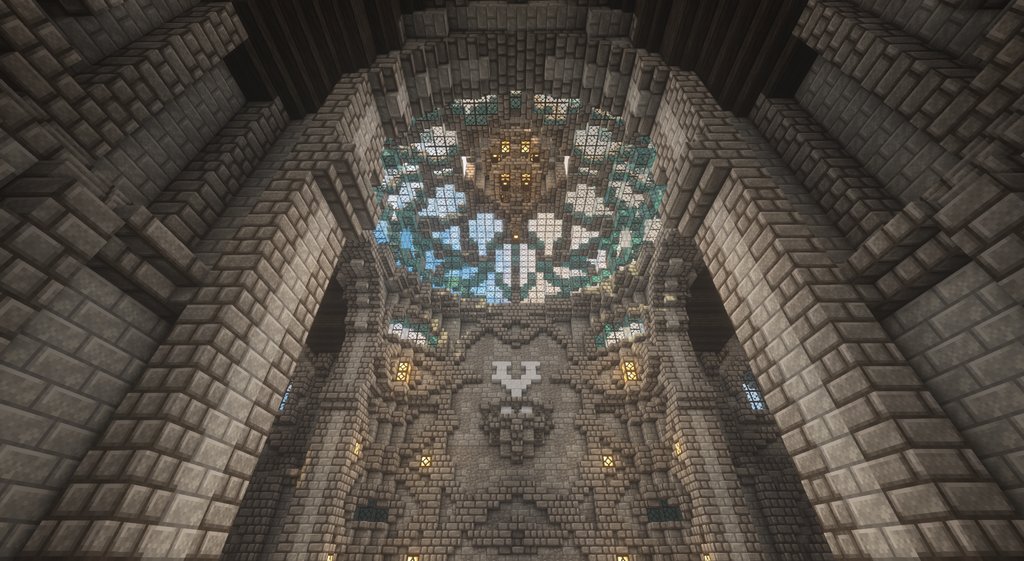 Minecraft Cathedral Interior