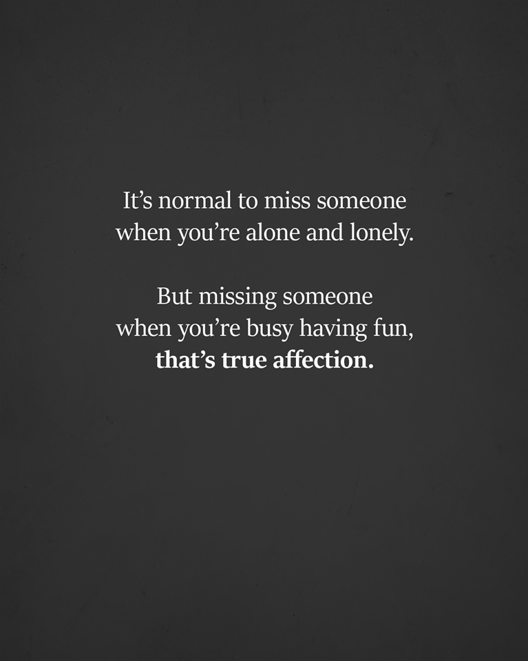Is It Love When You Miss Someone
