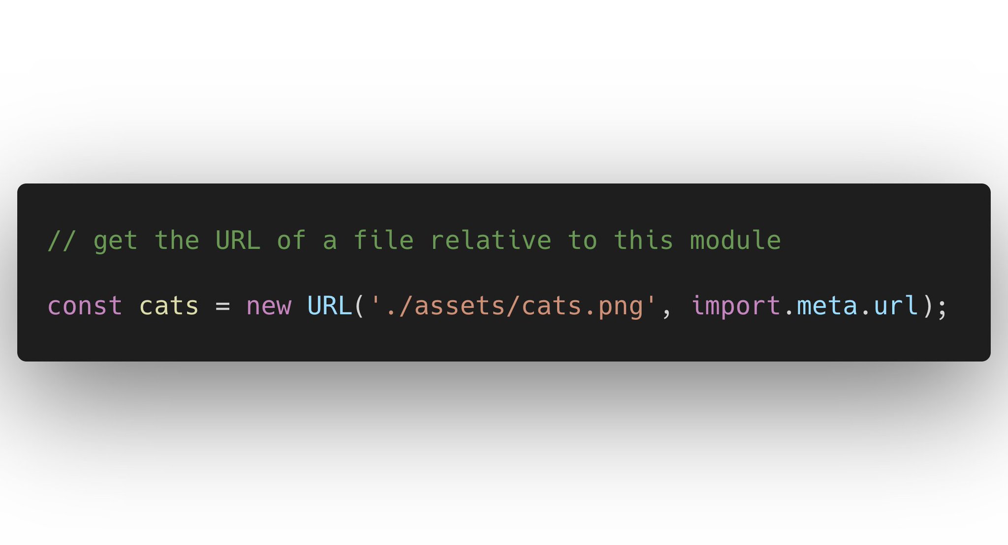 Modern Web on Twitter: "Need to reference images in your es modules? Use import.meta.url for a ...