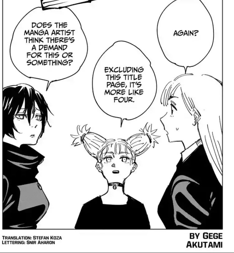 「kuroko no basket reference in jjk bonus chapter!! 」JUJUTSU KAISEN ...