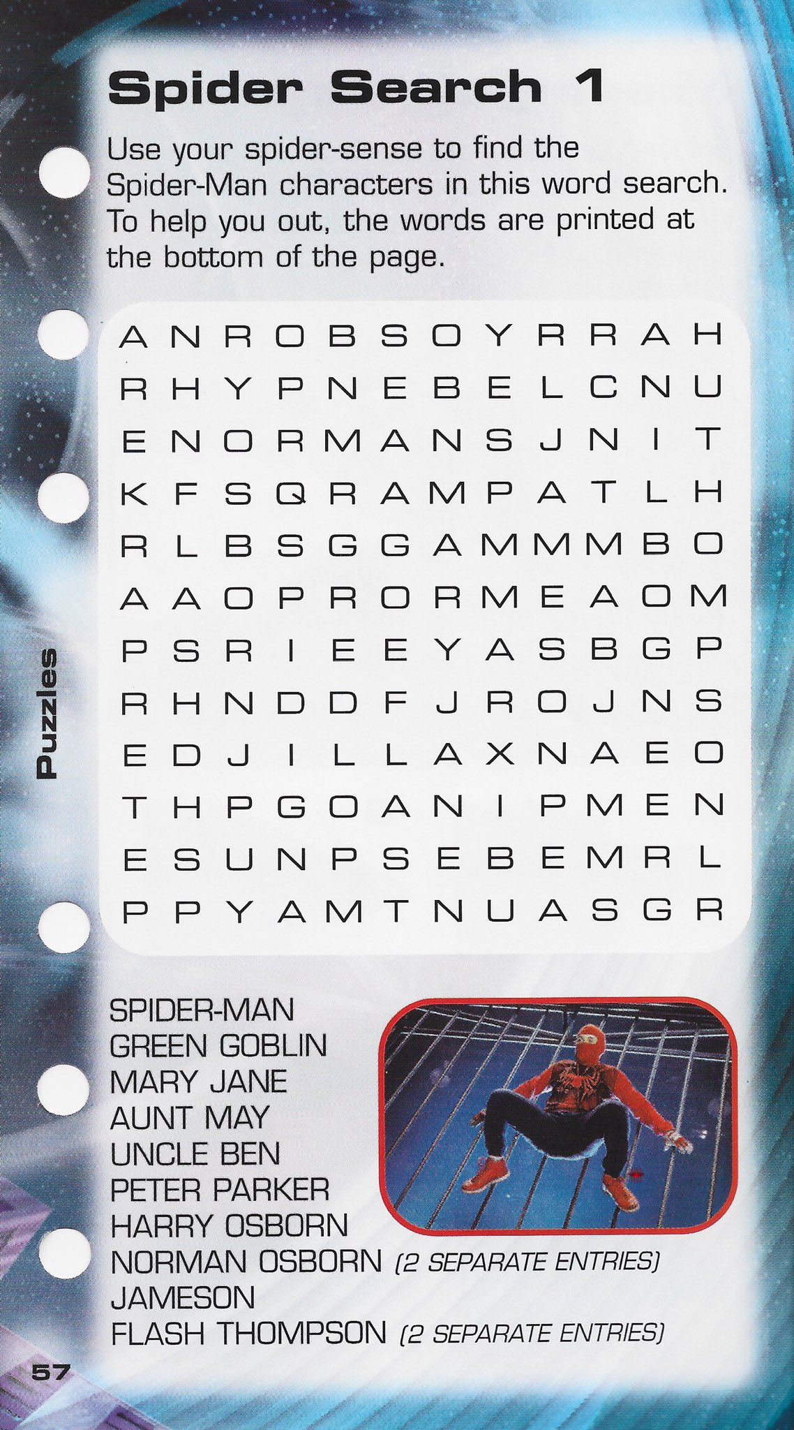 Spider Man Puzzles Printable