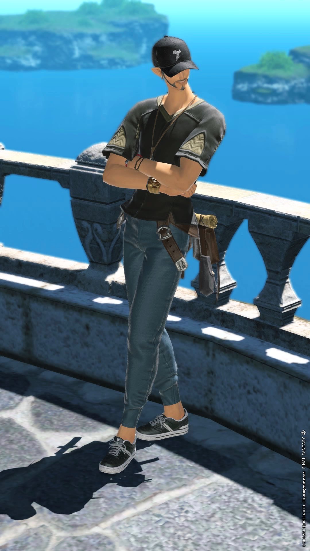 ナス🍆StudioNasu:FF14 on Twitter: "新オシャレ装備のキャップとスニーカーが欲しかったので素材買って作りました(*' '*) 大きめの文字盤の腕時計とか、細身の ...