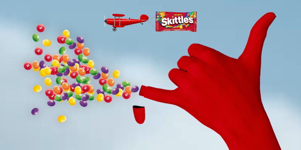 Skittles Print Ad