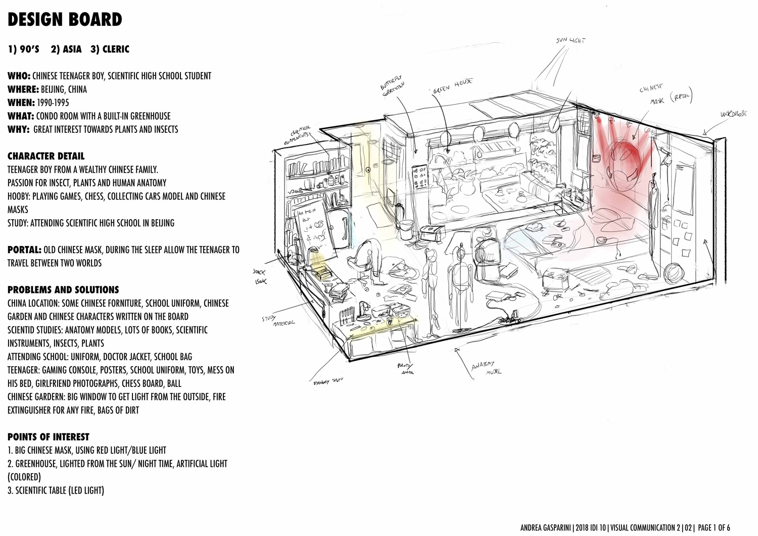 Set Design Sketch Examples