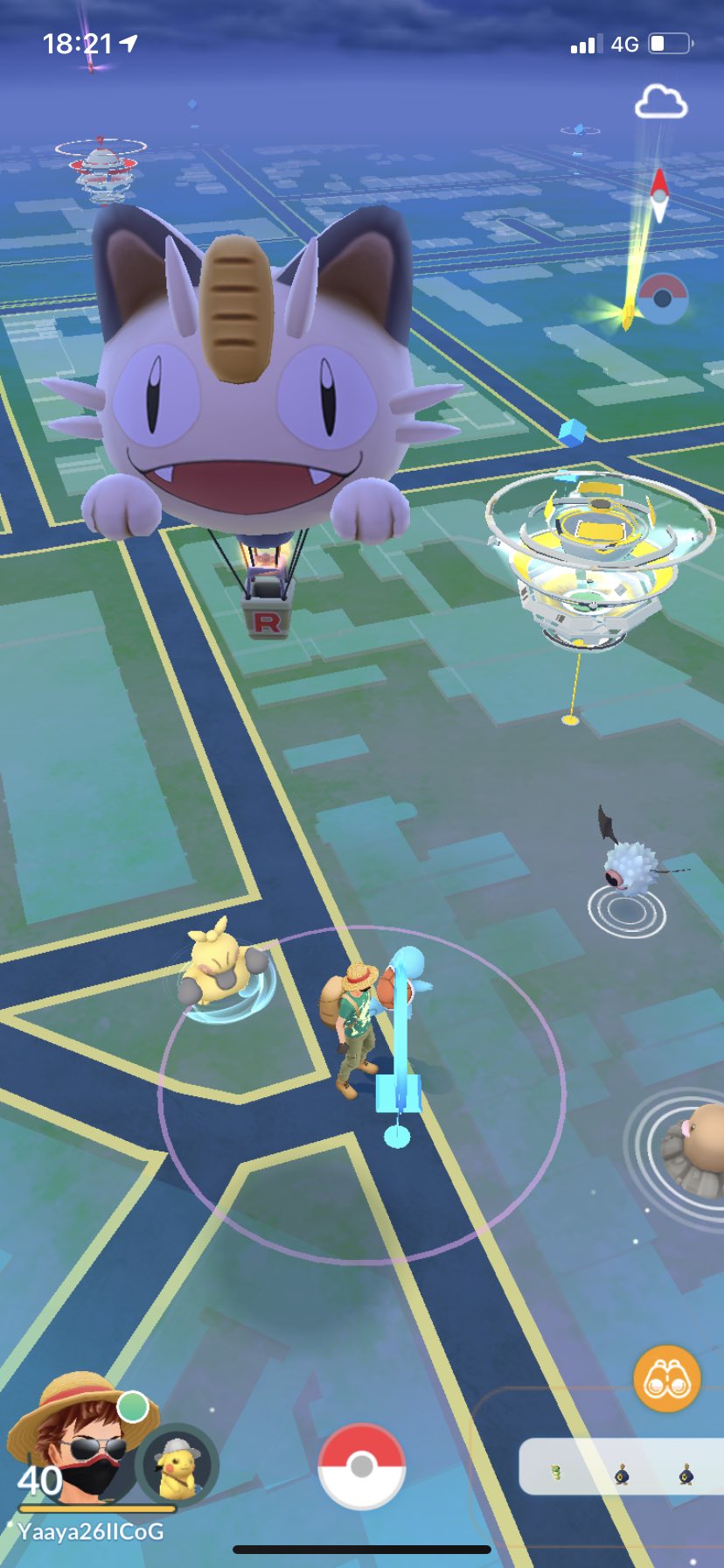 Team Rocket Meowth Balloon Meowth | Wiki | Pokémon Amino