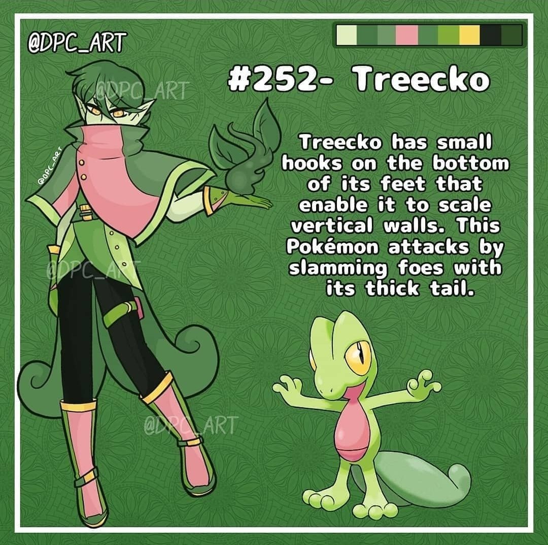 Treecko Gijinka