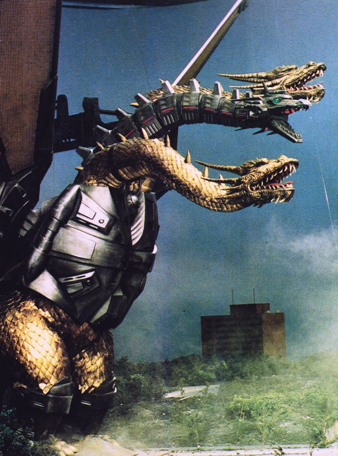 Godzilla line: Mecha king ghidorah (1991) Minecraft Skin