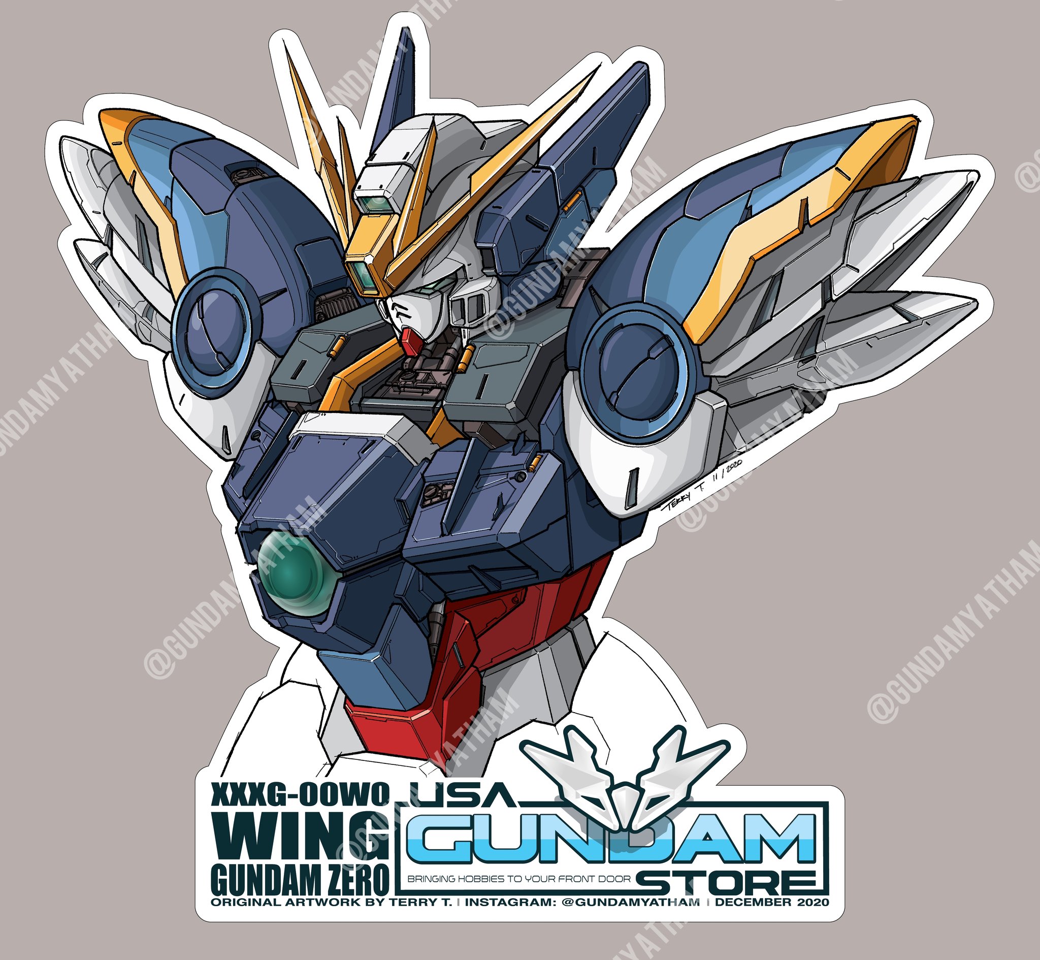 Gundam Wing Zero Head