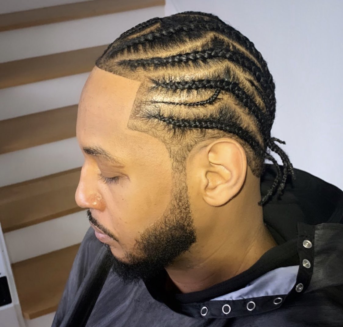 Carmelo Anthony Side Braids