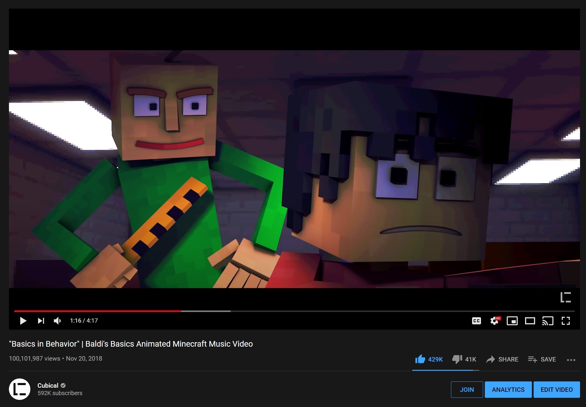 Thank You Minecraft Parody IDK BRUUUU