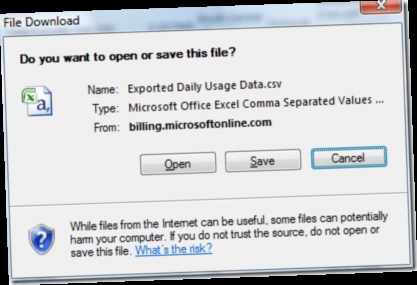 jquery.post() download csv file / Twitter