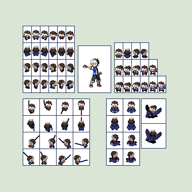 Pokemon Trainer Overworld Sprite Base