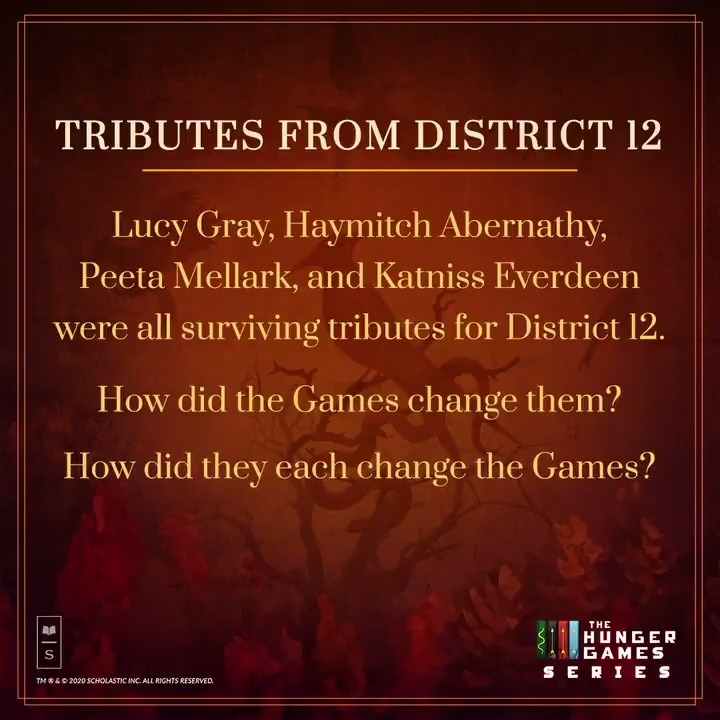The Hunger Games District 12 Tributes