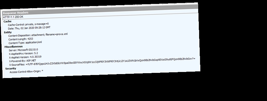 download iis xml file / Twitter