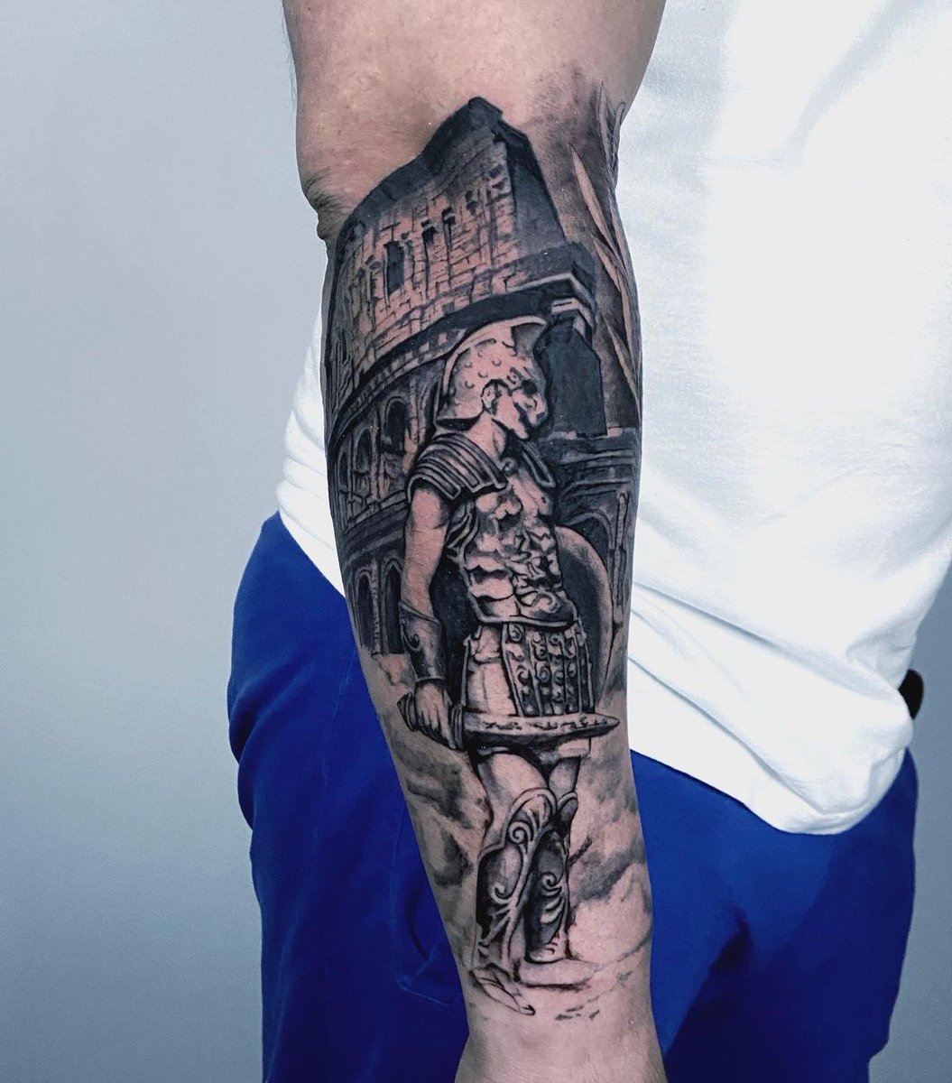 Colosseum Gladiator Tattoo