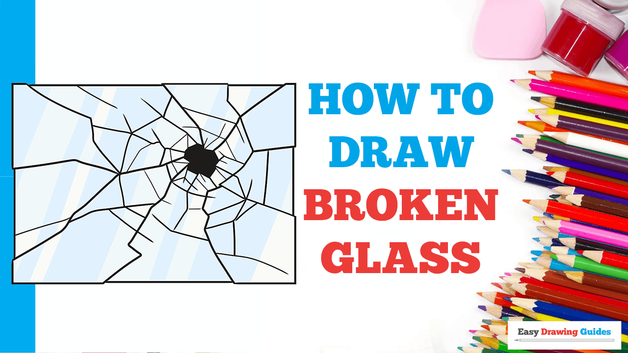 Broken Glass Drawing Tutorial
