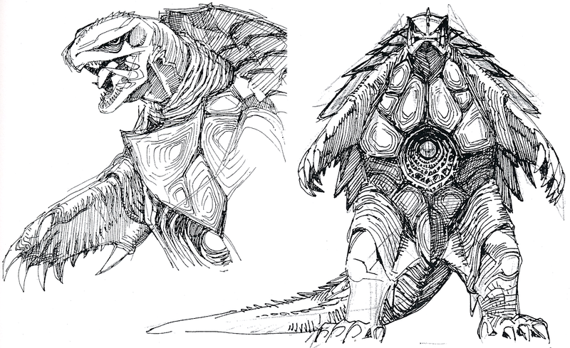 Gamera 2015 Concept Art More Mechagodzilla Concept Art By Maciej