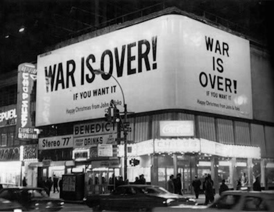 John And Yoko War Is Over
