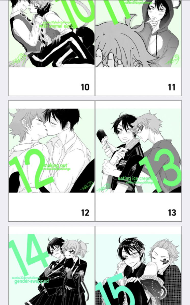 エスデュ「#twst_BL エスデュ/獣耳 ご都合魔法薬で中身まで獣化してしまったタイプ」でもはらの漫画