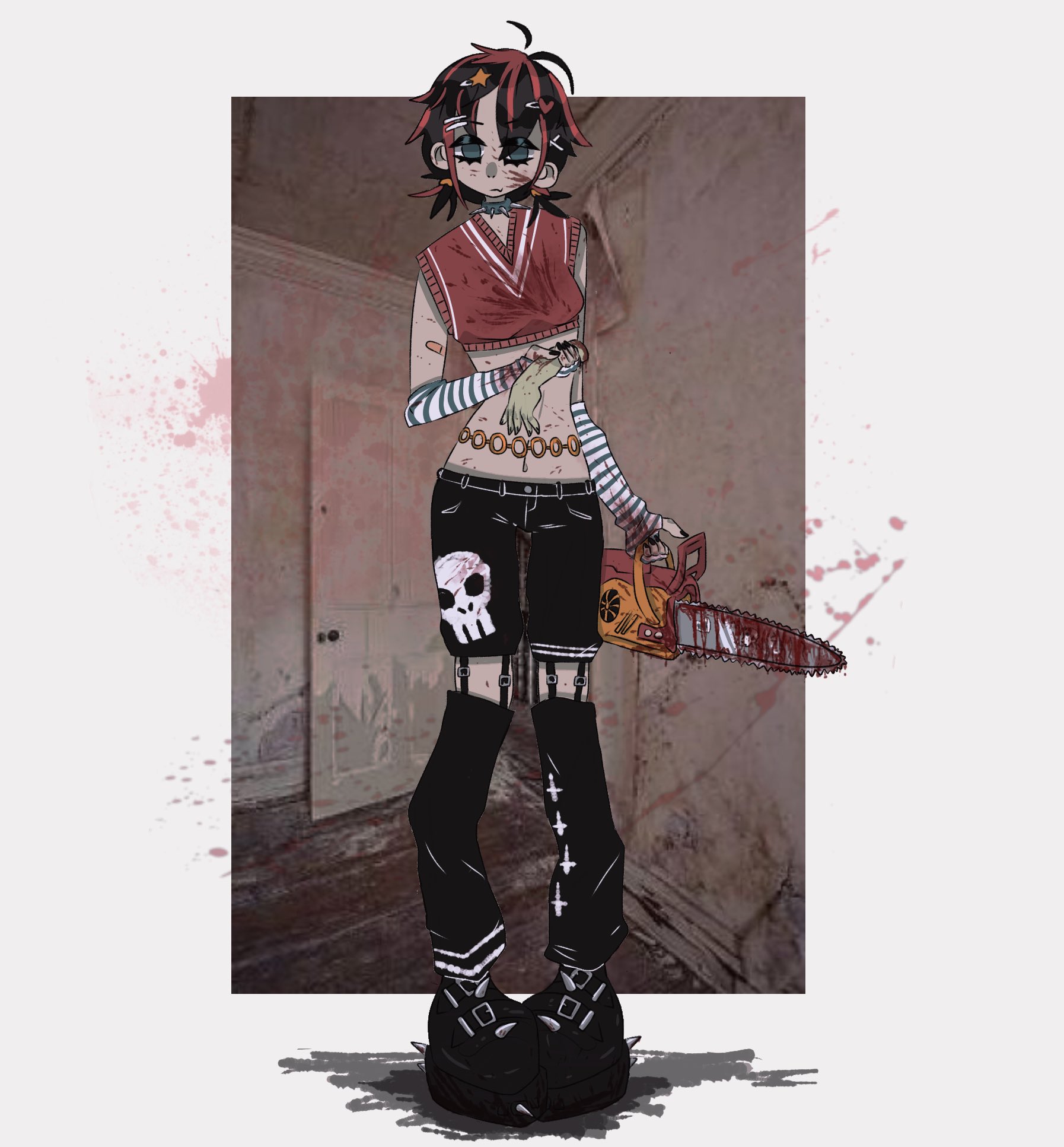 Sexy Zombie Girl Art