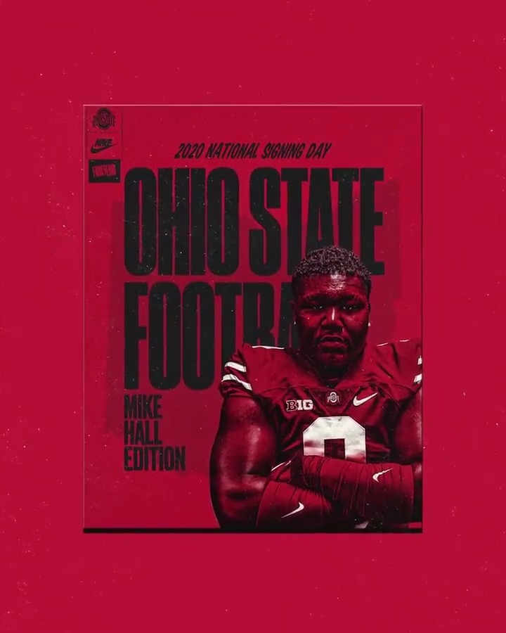 2021 4* DT Mike Hall signs with Ohio State : r/CFB