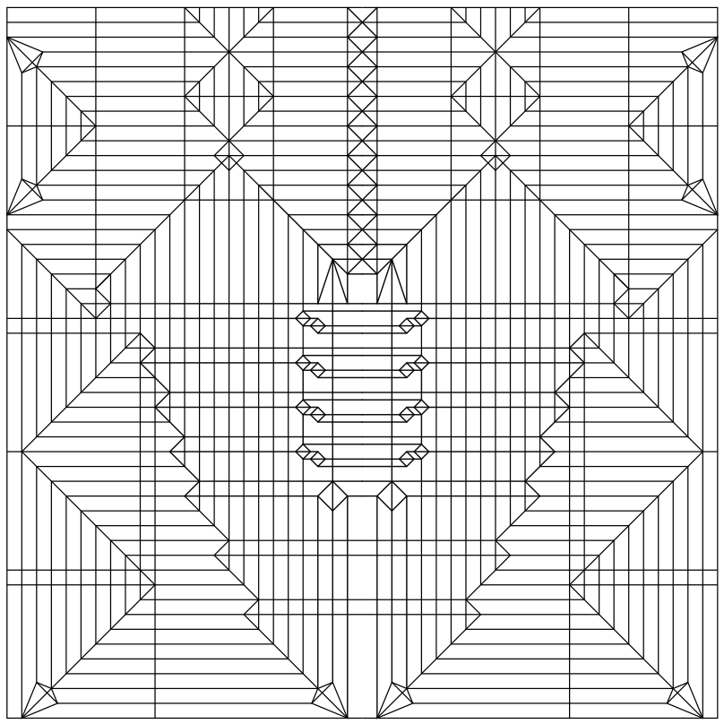 Origami Scorpion Crease Pattern