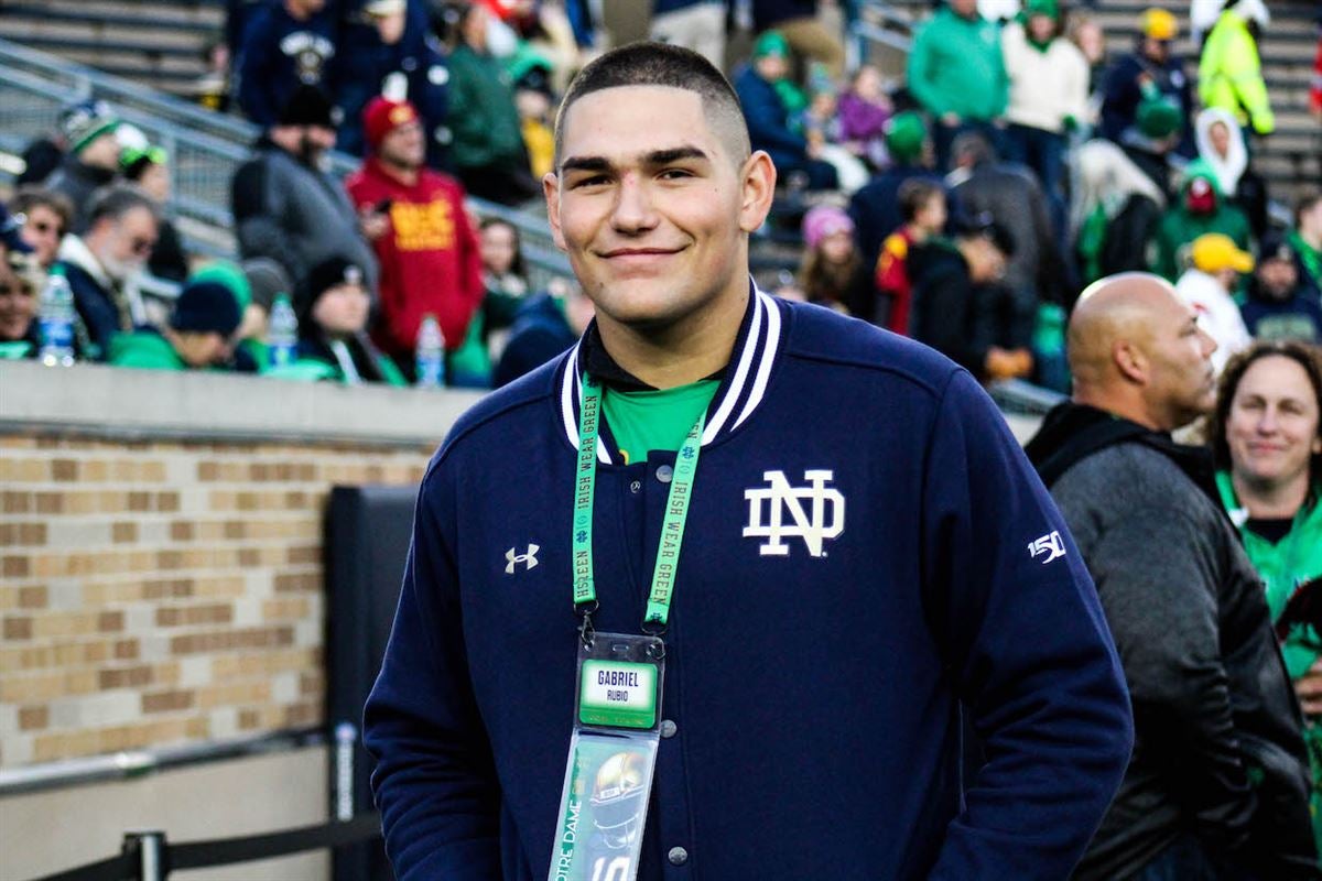 2021 4* DT Gabriel Rubio signs with Notre Dame : r/CFB