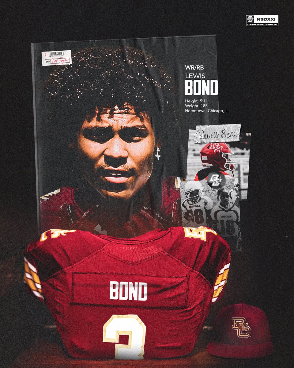 2021 3* RB/WR Lewis Bond signs with Boston College : r/CFB