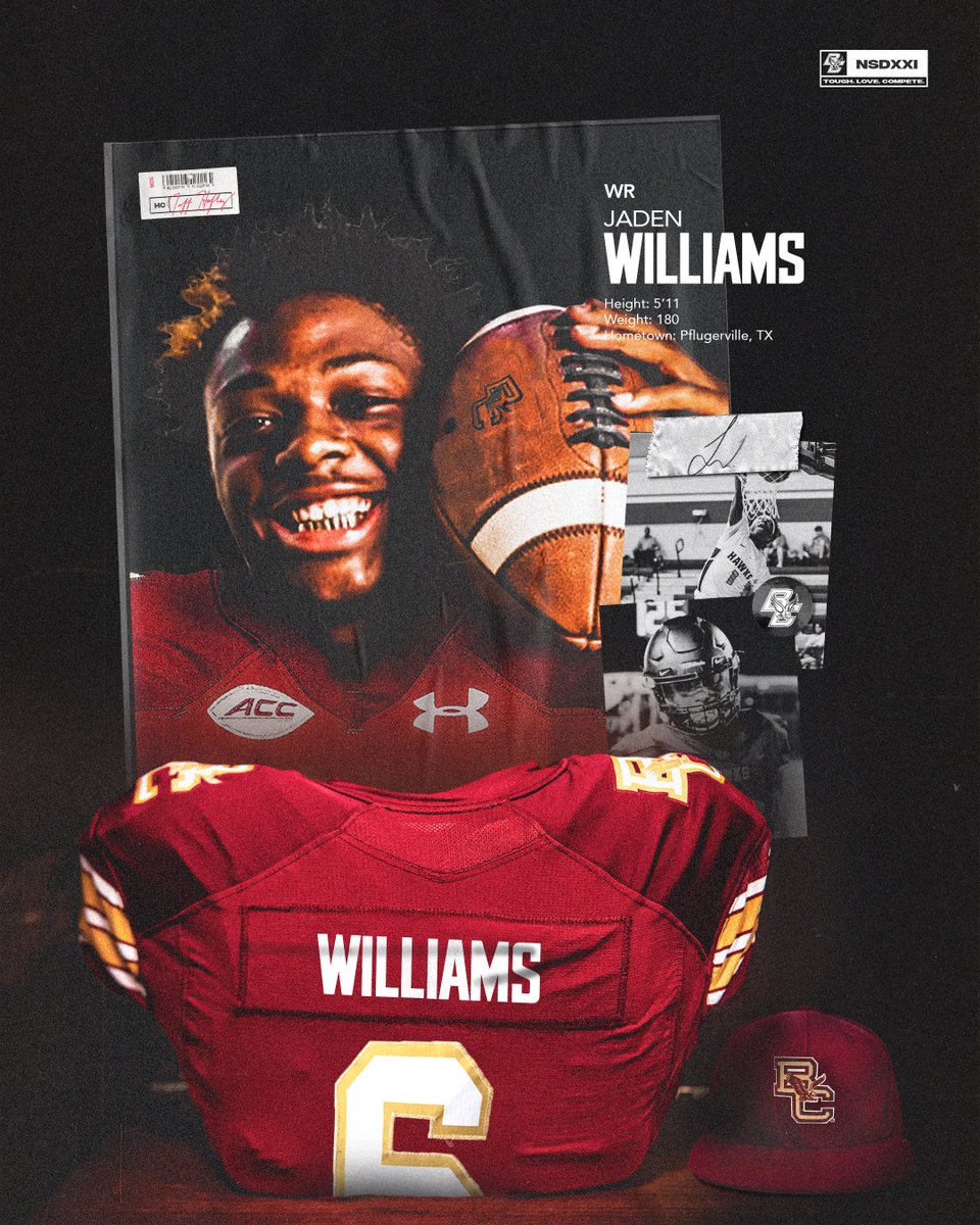 2021 3* WR Jaden Williams signs with Boston College : r/CFB
