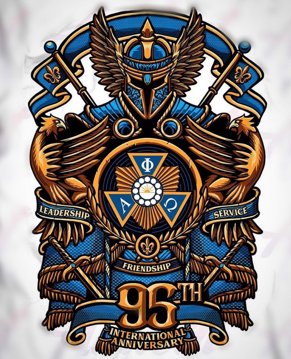 Alpha Phi Omega Coat Of Arms Wallpaper
