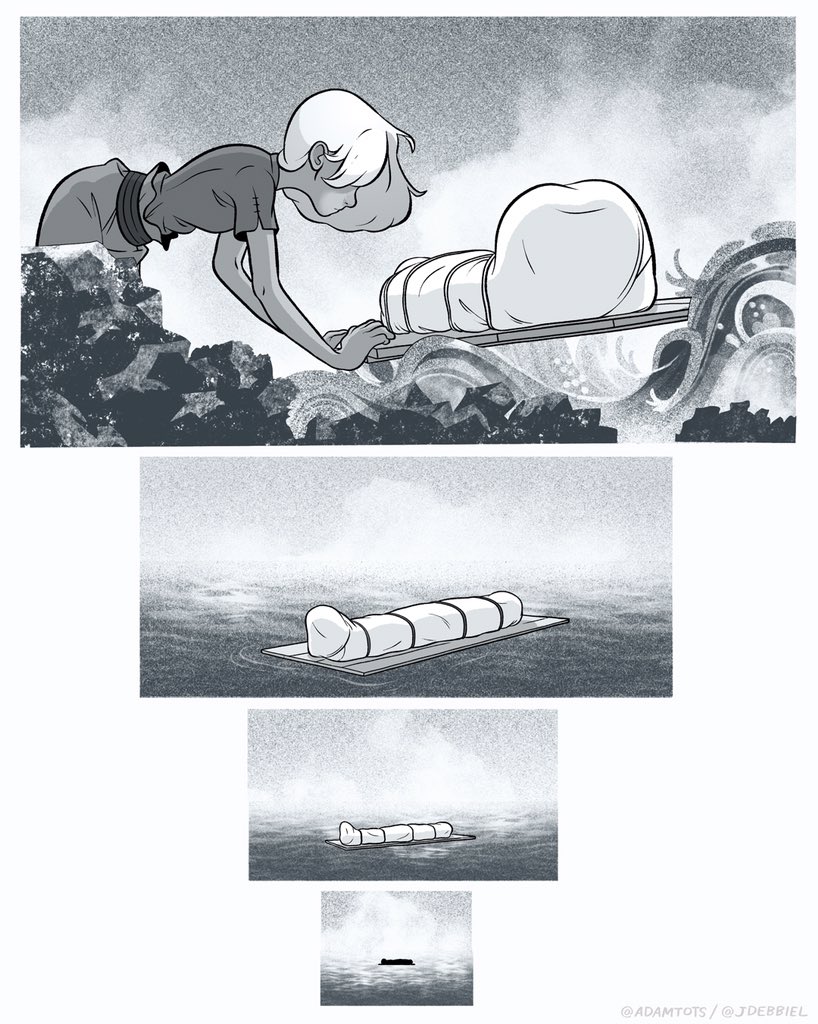 "Little House in the Sea", by @moby_dickhead and yours truly