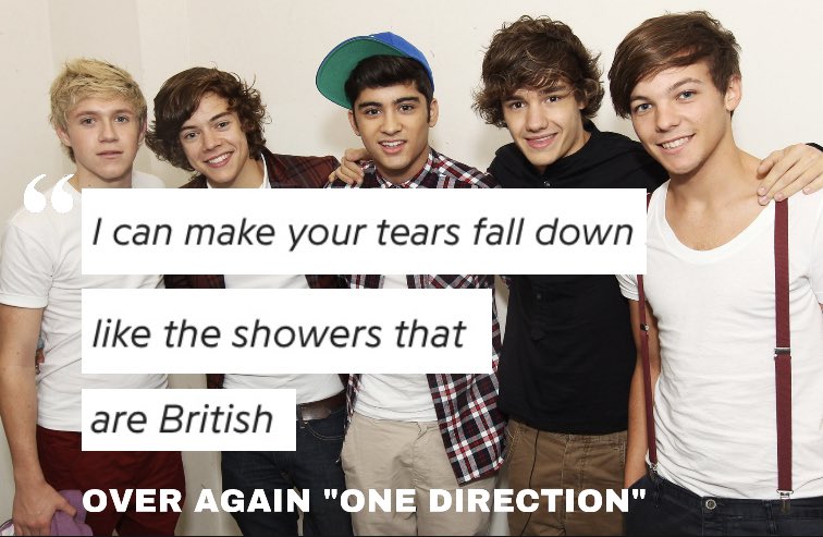 One Direction Over Again Lyrics