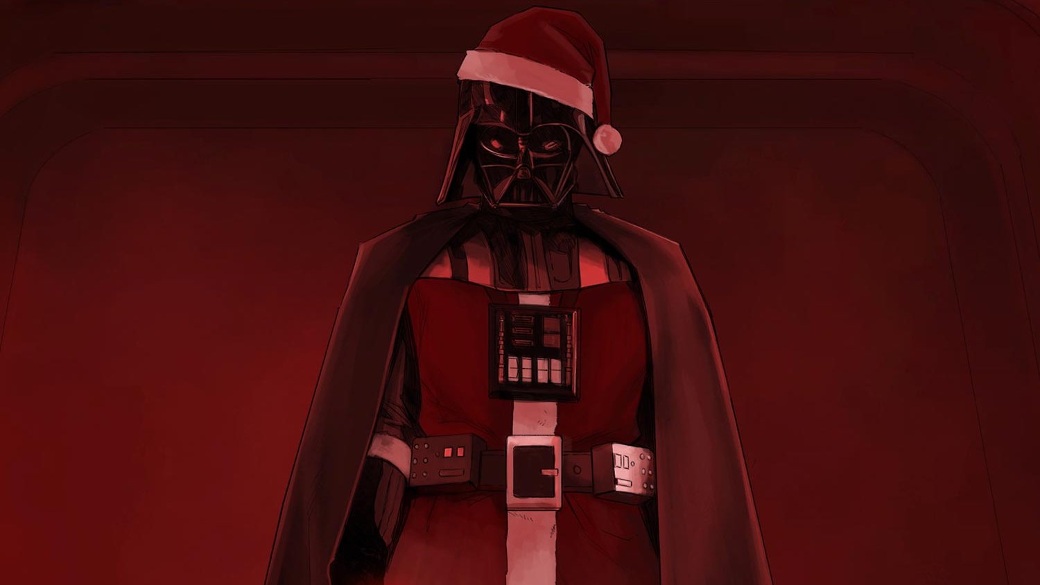 Darth Vader Christmas Wallpaper