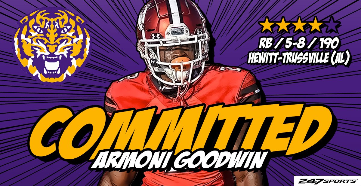 2021 4* RB Armoni Goodwin signs with LSU : r/CFB