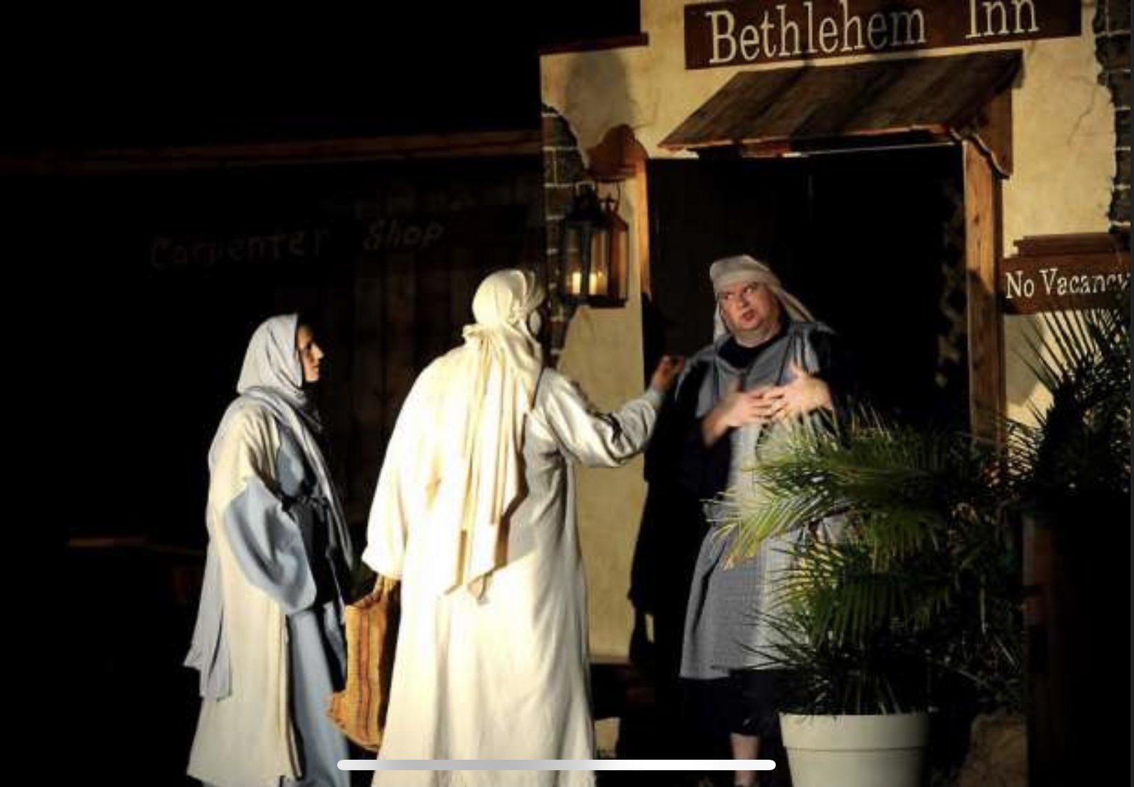 Joseph And Mary At The Inn