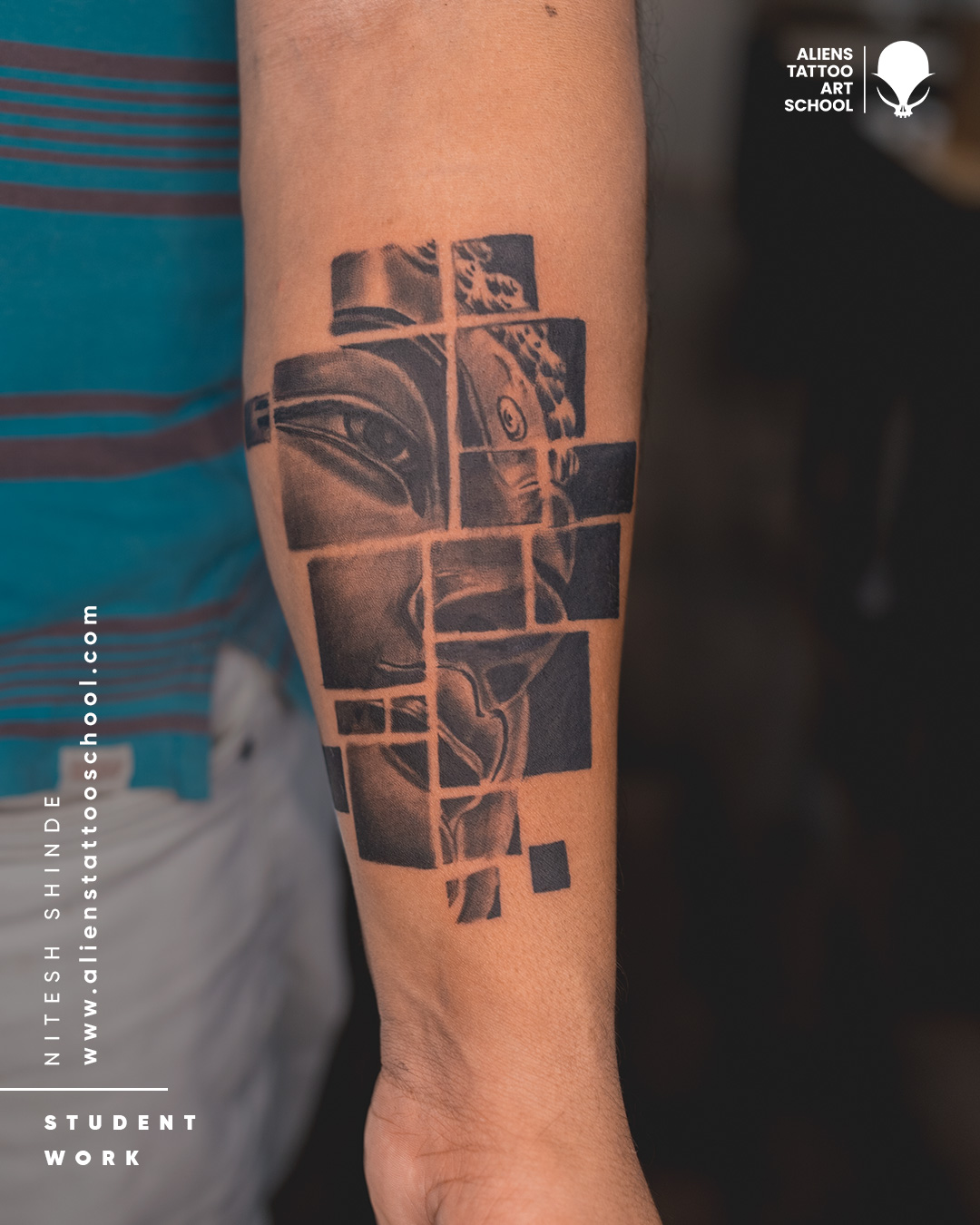 Geometric Buddha Tattoos