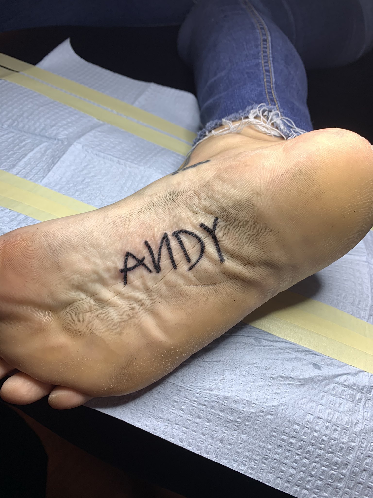 Toy Story Andy Foot