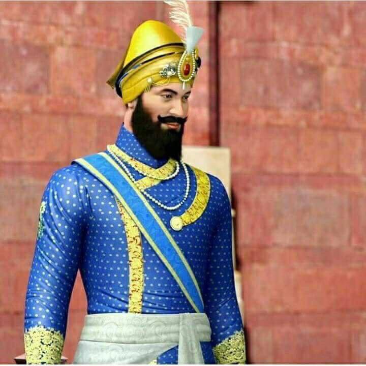 Guru Gobind Singh Ji With Sahibzade
