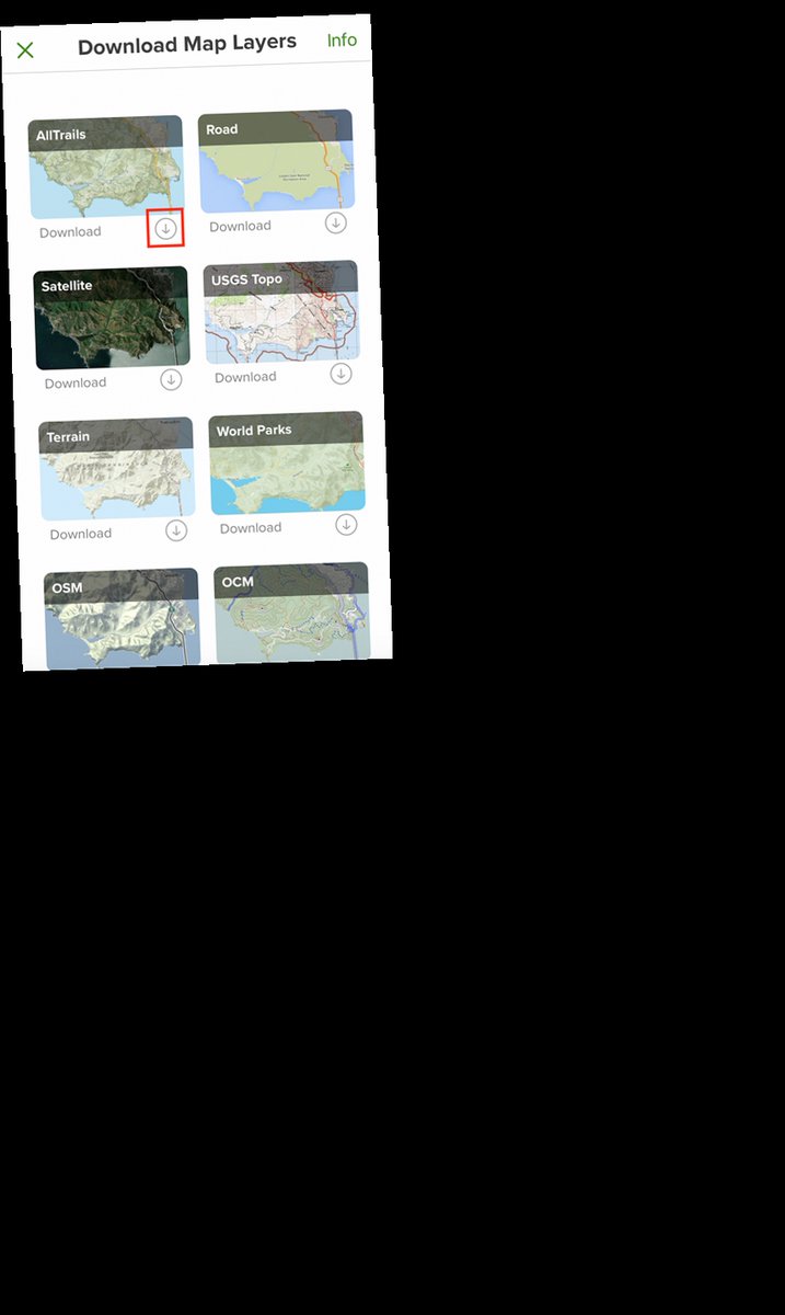 alltrails app download layers / Twitter