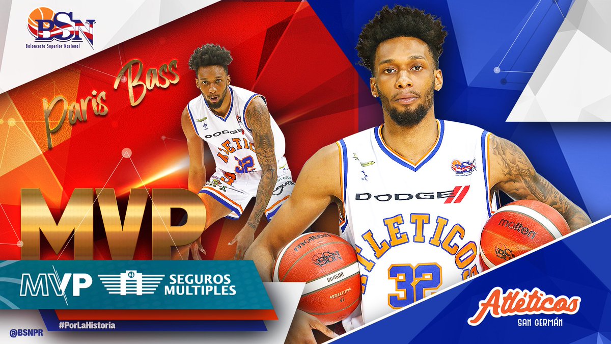 🇵🇷 EL MVP PARIS BASS ENCABEZA LOS VALORES DE LA TEMPORADA EN EL BSN ...
